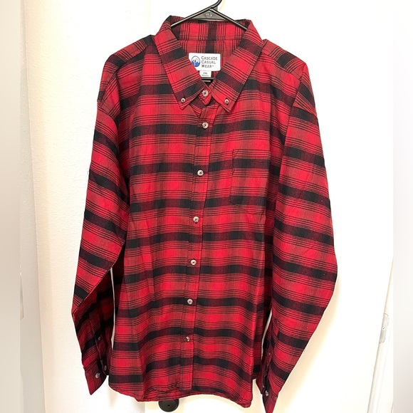 cascade casual wear | Shirts | Mens Flannel Shirt | Poshmark